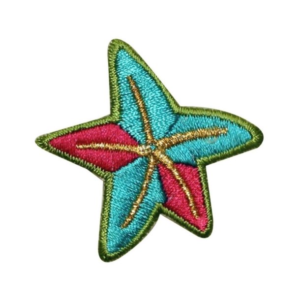 ID 0342 Tropical Starfish Patch Hawaii Island DÃ©cor Embroidered Iron ...