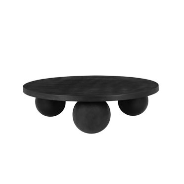Dani Round Coffee Table Small In Black - Walmart.com