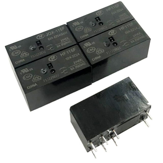 5Pieces Relay 8-pin PCB Mount Circuit Board Relays 12V (2 ON, 2 OFF ...