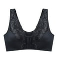 Bigersell Push up Strapless Bra Women Bras Front Buckle Lace ...