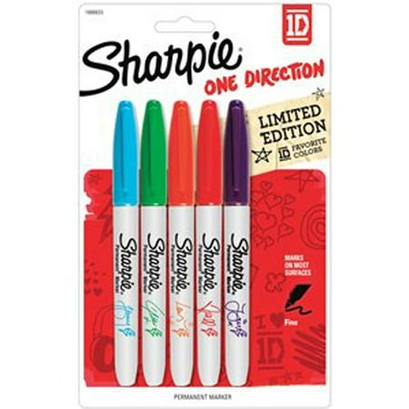 Sharpie One Direction Assortment 5ct - Walmart.com
