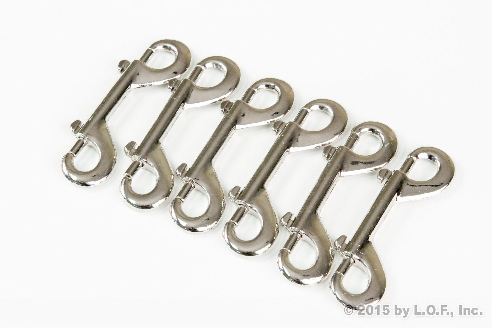 Red Hound Auto 6 Silver Double Key Ring Snap Bolt Trigger Clip 60 Flag ...