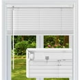 REJODA-No Drill No Tool 1" Vinyl Mini Blinds, Light Filtering ...