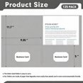 Two-Pocket Letter-Size File Folders, 125-Pack, Assorted 5 Dark Colors ...