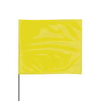 Presco Steel Wire Staff Marking Flags [4 in. x 5 in. Flag]: 21 in ...