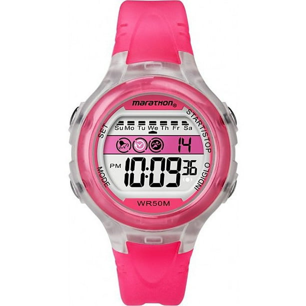 Timex Women s 5K425 Marathon Pink Digital Watch - Walmart.com