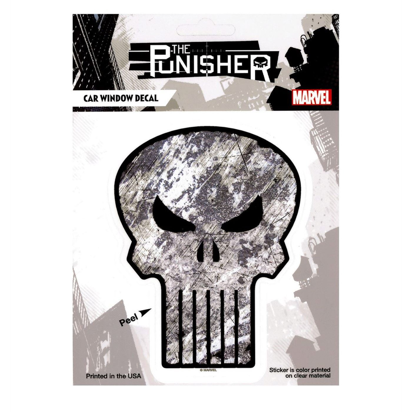 marvel st mmkp punlogo 6 x 8 in. punisher logo car window decal ...