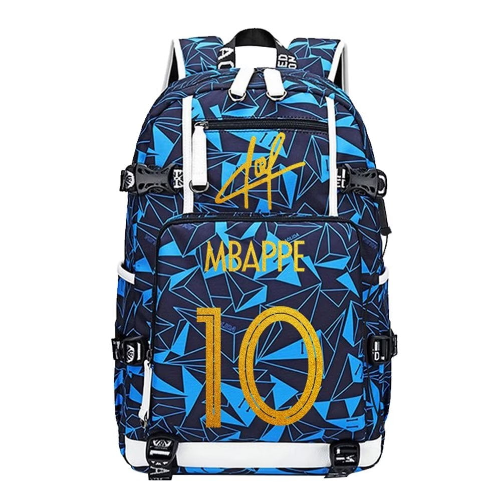 Soccer Player K-Mbappe- Multifunction Backpack Travel Taptop Daypack ...