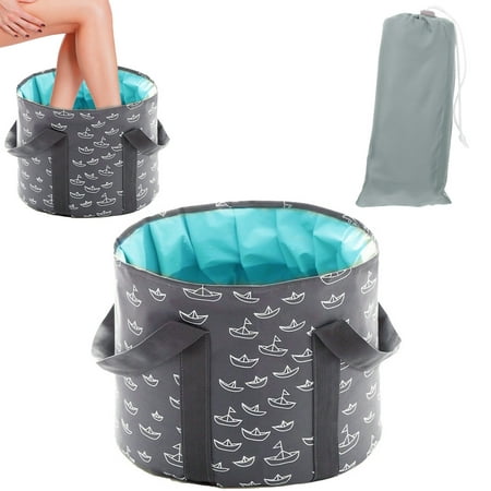 Collapsible Bucket for Soaking Feet, Portable Travel Foot Bath Tub ...