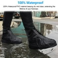 IC ICLOVER 360 Degree Waterproof Rainproof PVC Fabric Zippered Shoe ...