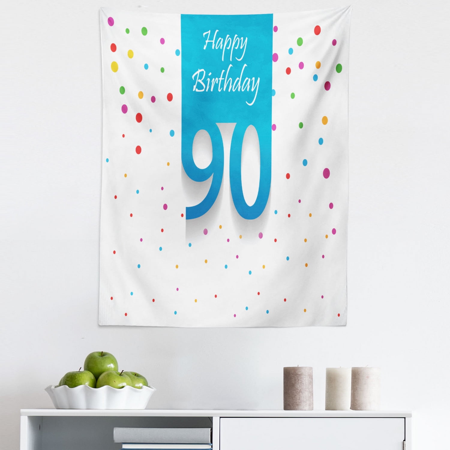 Colorful Tapestry, Framework with Hand Writing Calligraphy 90 Years Old ...