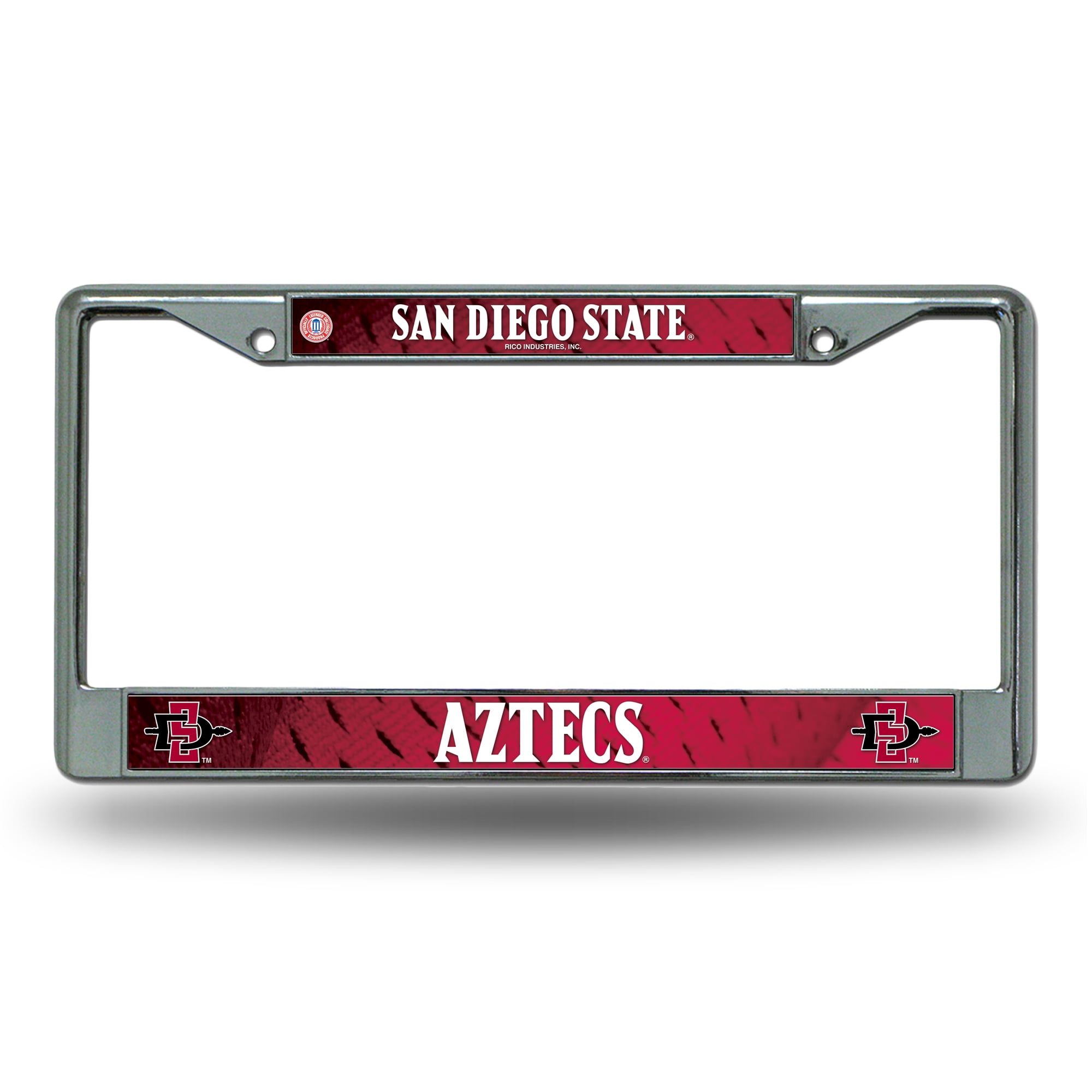 San Diego State Aztecs NCAA Chrome Metal License Plate Frame - Walmart.com