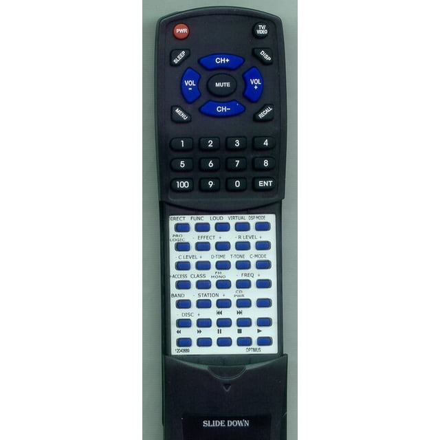Replacement Remote for OPTIMUS 12040689, RT12040689, STAV3770 - Walmart.com