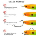50Pcs Fish Hook High Carbon Steel Spring Fishing Tackle Fishing Lock ...
