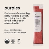 Kencko Purples Organic Instant Fruit & Veggie Smoothies, Powdered Drink ...
