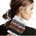 Satin Scrunchies 6 ct - Soft and Stylish Hair Ties for Everyday Use ...