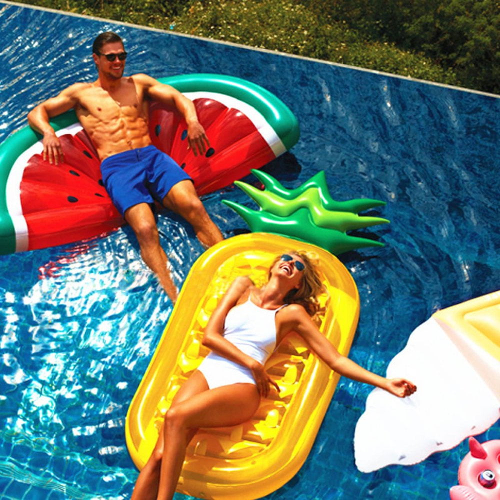 Inflatable Pool Floats for Kids and Adults Large Water Inflatable Pineapple Pool Float for Swimming Pool. Walmart