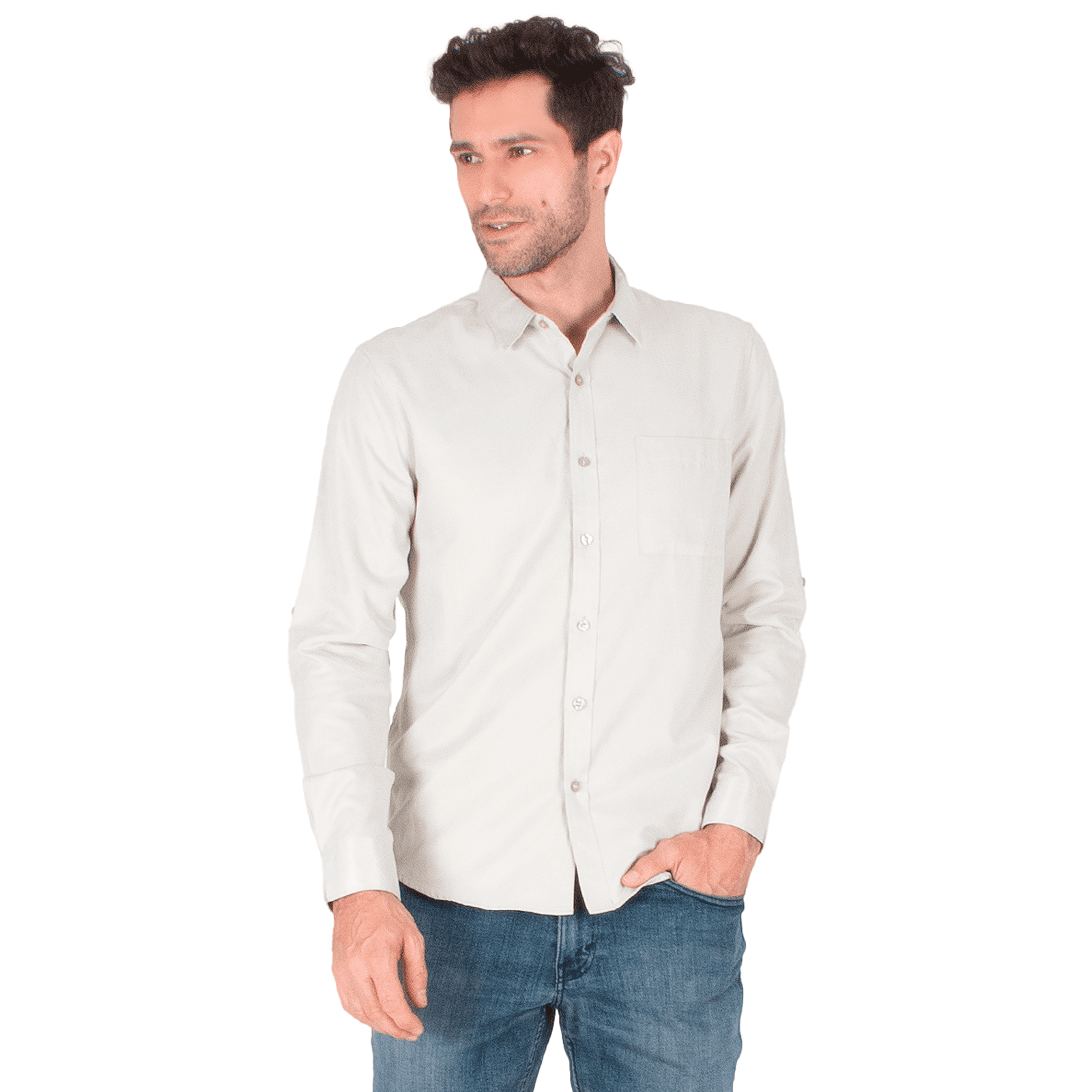 Camisa casual Generra manga larga para hombre 428205 | Bodega Aurrera en línea