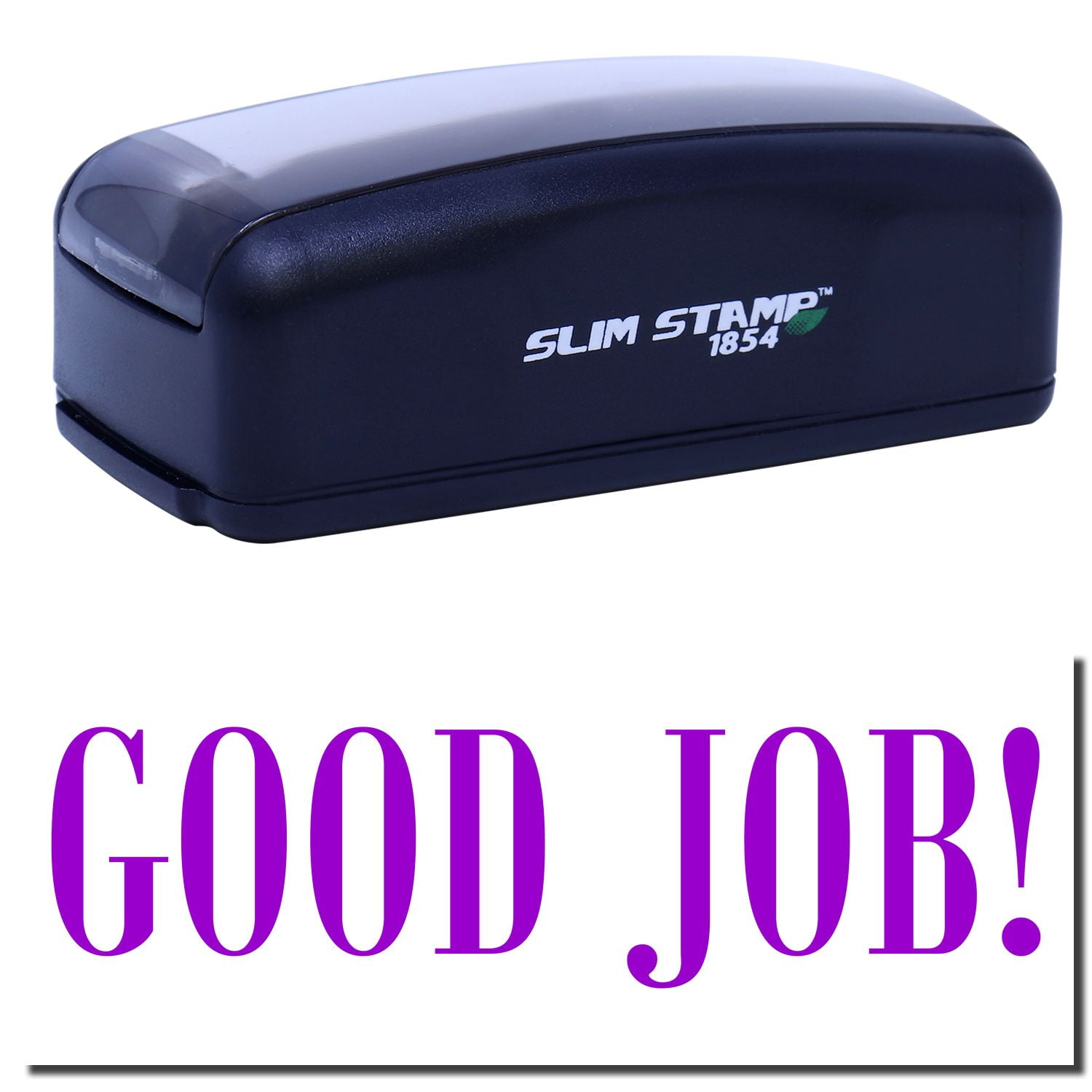 Large Pre-Inked Good Job Stamp, Slim 1854, Ultra Slim Design ...