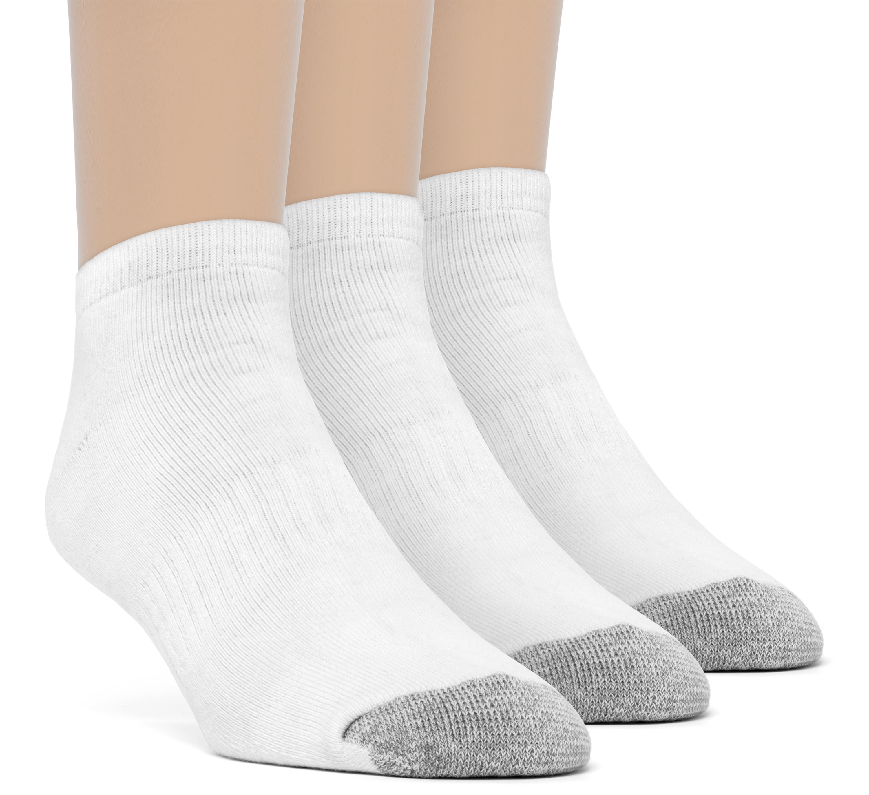 Women's Cotton Premium Ankle Cushion Socks - 3 Pairs - Walmart.com