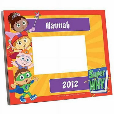 Super Why! Personalized Princess Presto Picture Frame for Kids - 4x6 ...