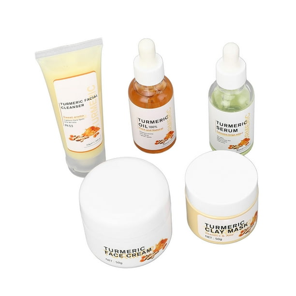 Set De Cuidado De La Piel Con Cúrcuma, Suero Facial Para Lavado De Cara Para Prevenir El ...