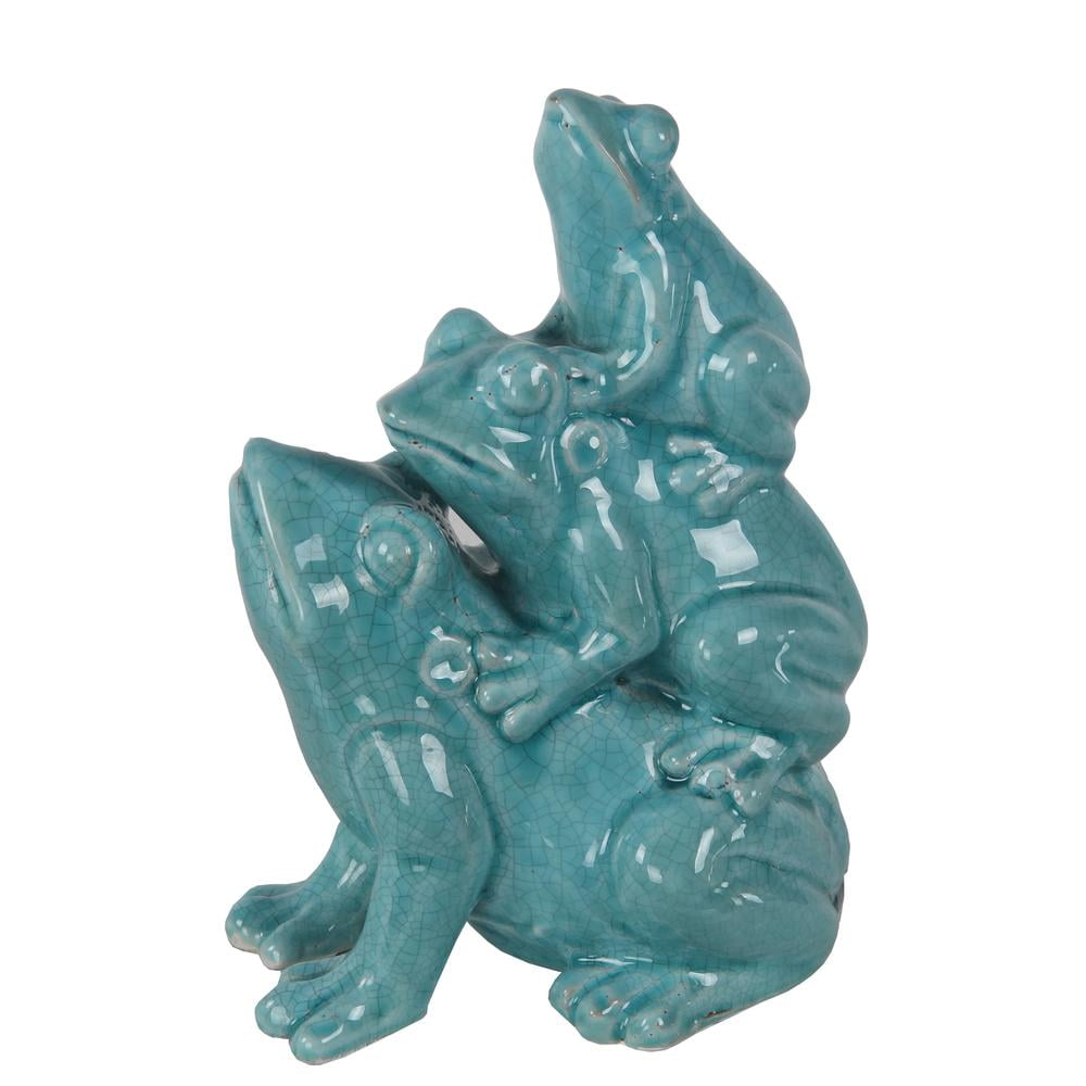 Privilege Traditional Blue Ceramic Frogs 20304 - Walmart.com
