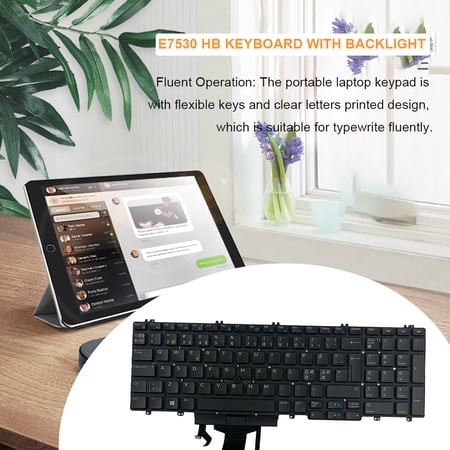 Plastic Laptop Keyboard Portable Multimedia Keys Wired Built-in Keypad ...