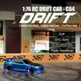 Turbo Racing 1:76 Scale Drift RC Car, Table Racing 2.4GHZ Remote ...