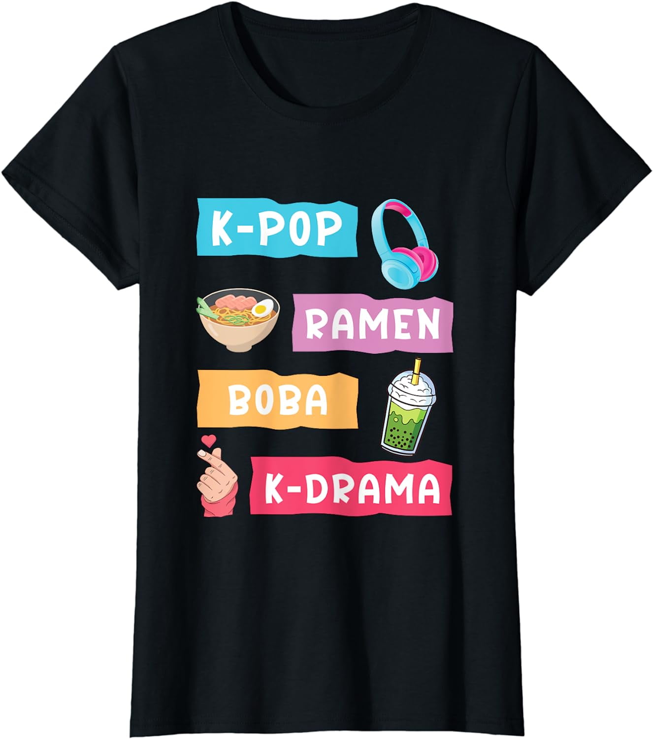 K-Pop Fashion for Fans of korean K-Pop Merchandise T-Shirt - Walmart.com