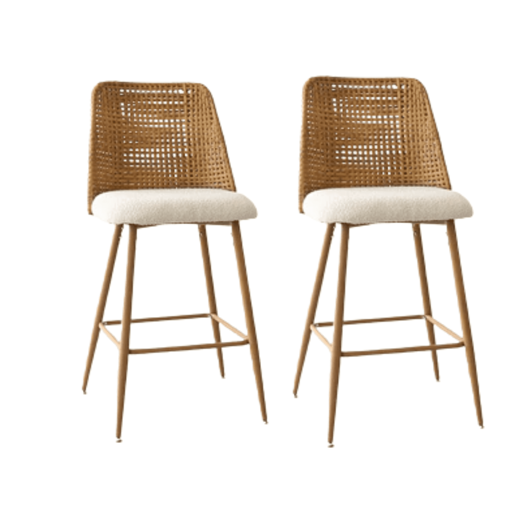 Click here for Kossmai Set Of 2 Bar Stools 27 Counter Height Stoo... prices