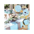 6 Pack Light Blue Tablecloths For 6 Foot Rectangle Tables 60x102 Inch ...