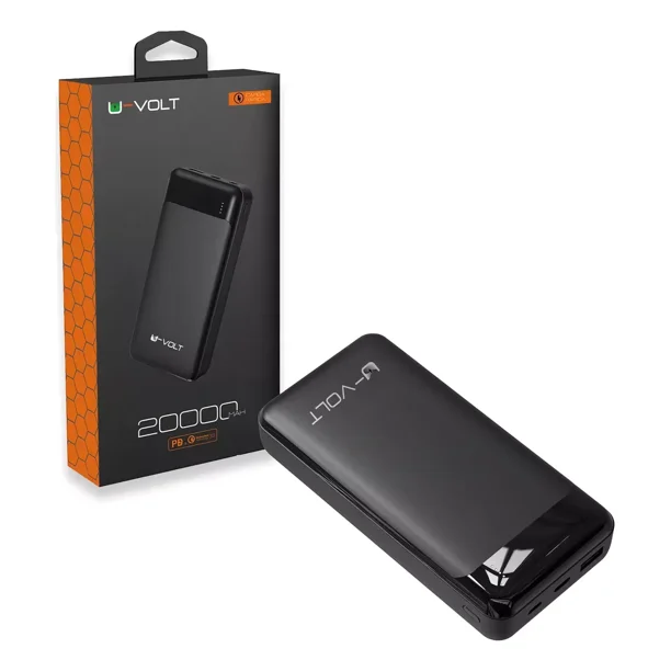 Power Bank Batería Portátil 20000mah Carga Rápida 20w U Volt Color Negro | Bodega Aurrera en línea