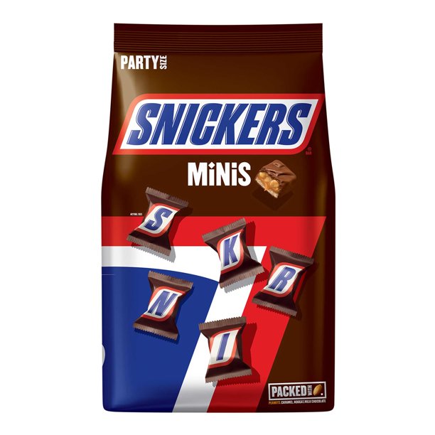 SNICKERS Minis Size Chocolate Candy Bars, 40 oz. Bag - Walmart.com ...