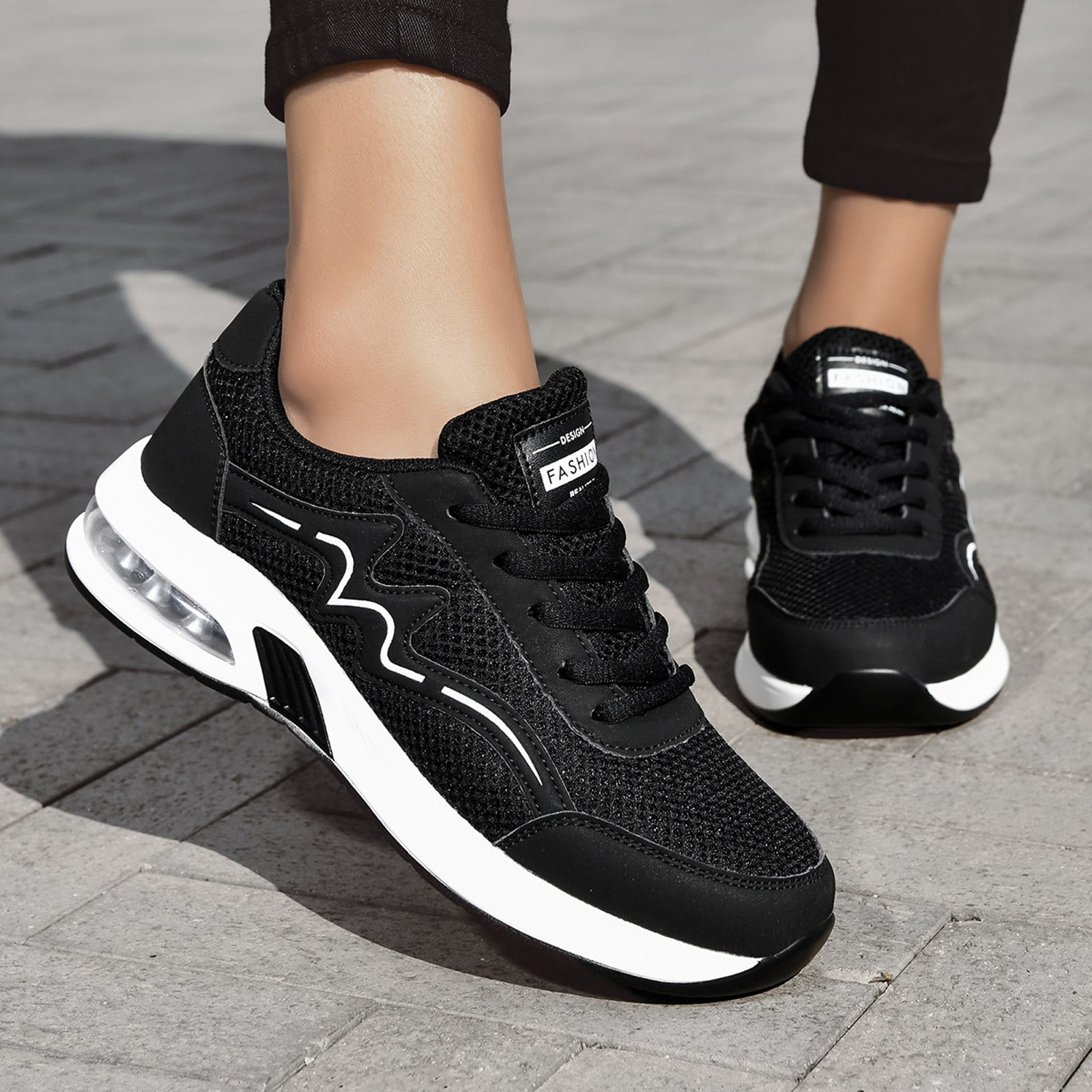 Click here for Huitkmm Sneakers For Women Womens Fashion Fabric L... prices