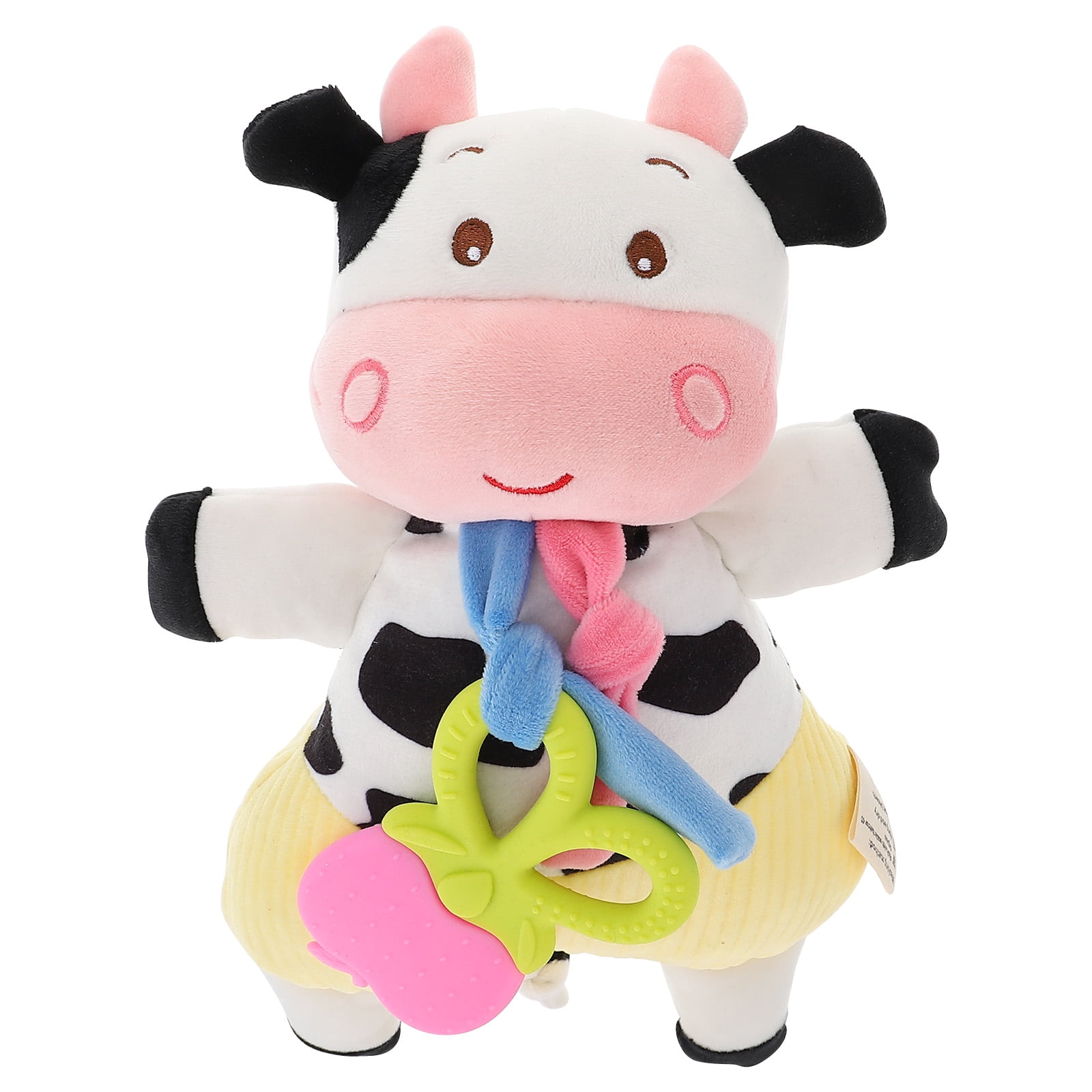 HOMEMAXS 1 Pc Baby Teething Toy Cartoon Cow Doll Baby Teether Toy ...