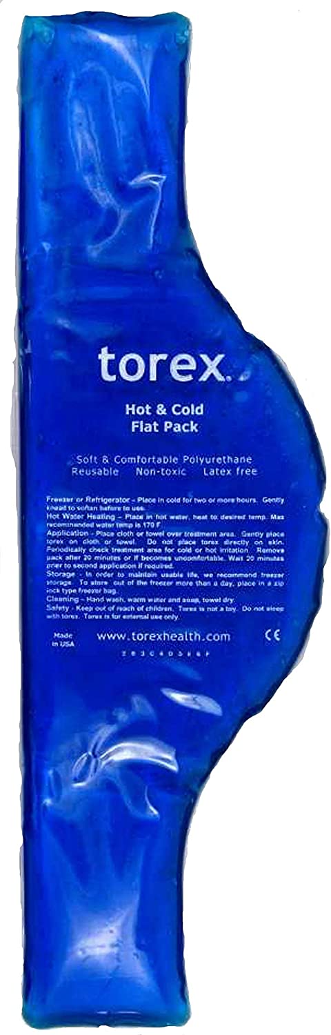 Torex Hot/ Cold Pack Flat Cervical 21 In. Long Blue (Each) - Walmart.com