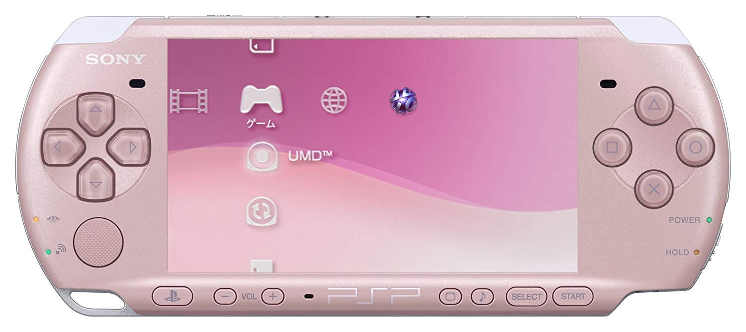 Refurbished PlayStation PSP 3000 Handheld Gaming Console, Blossom Pink ...