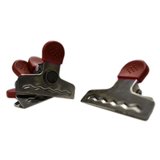 Set of 7 Black Duck Brand Chrome/Metal Power Clips - Use in Kitchen ...