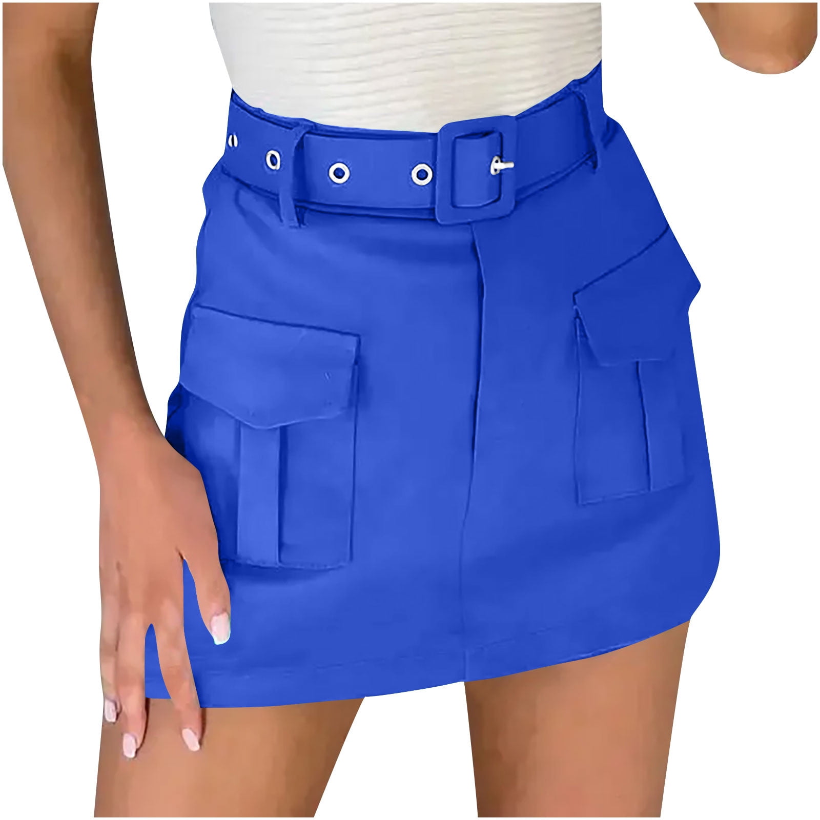 Click here for Aidice Shorts For Women Skorts Summer Belt Fitting... prices