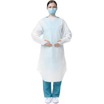Disposable Yellow Isolation Gown Size Universal 50 Per Case - Walmart.com