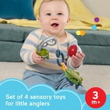 Fisher-Price Mini Me Moments Reel Fun Fishing Gift Set, 4 Baby Toys for ...