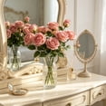 Bwiyojiz Room Decor, Rose Simulation Flower Living Room Soft Decoration ...