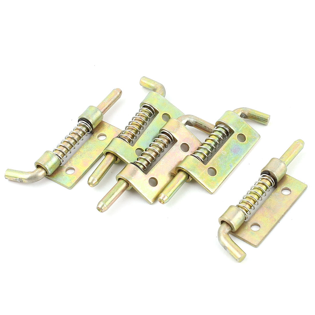 Cabinet Door Hinges Spring Loaded Left Barrel Bolt Latch 2.1" 5 Pcs ...