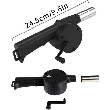 Portable Mini Air Blower 25cm Manual Hand Crank Bellows For Barbecue ...