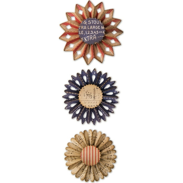 Sizzix Thinlits Die Set 6PK Rosette Set by Tim Holtz - Walmart.com