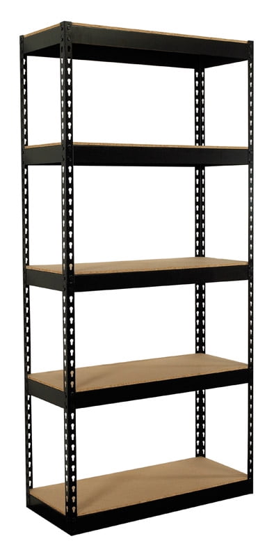 Muscle Rack Adjustable 3200 lbs Capacity 34"W x 14"D x 72"H 5-Shelf ...