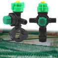 2pcs High Efficiency Garden Irrigation Sprays Head with 6 Pin Clamps ...