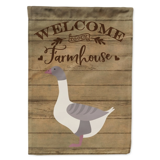 Buff Grey Back Goose Welcome Flag Canvas House Size - Walmart.com