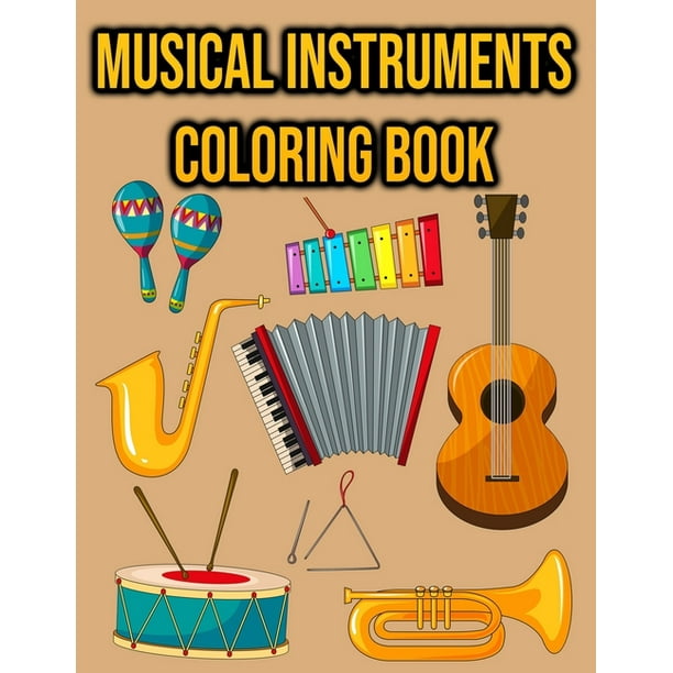 String Musical Instruments Coloring Pages